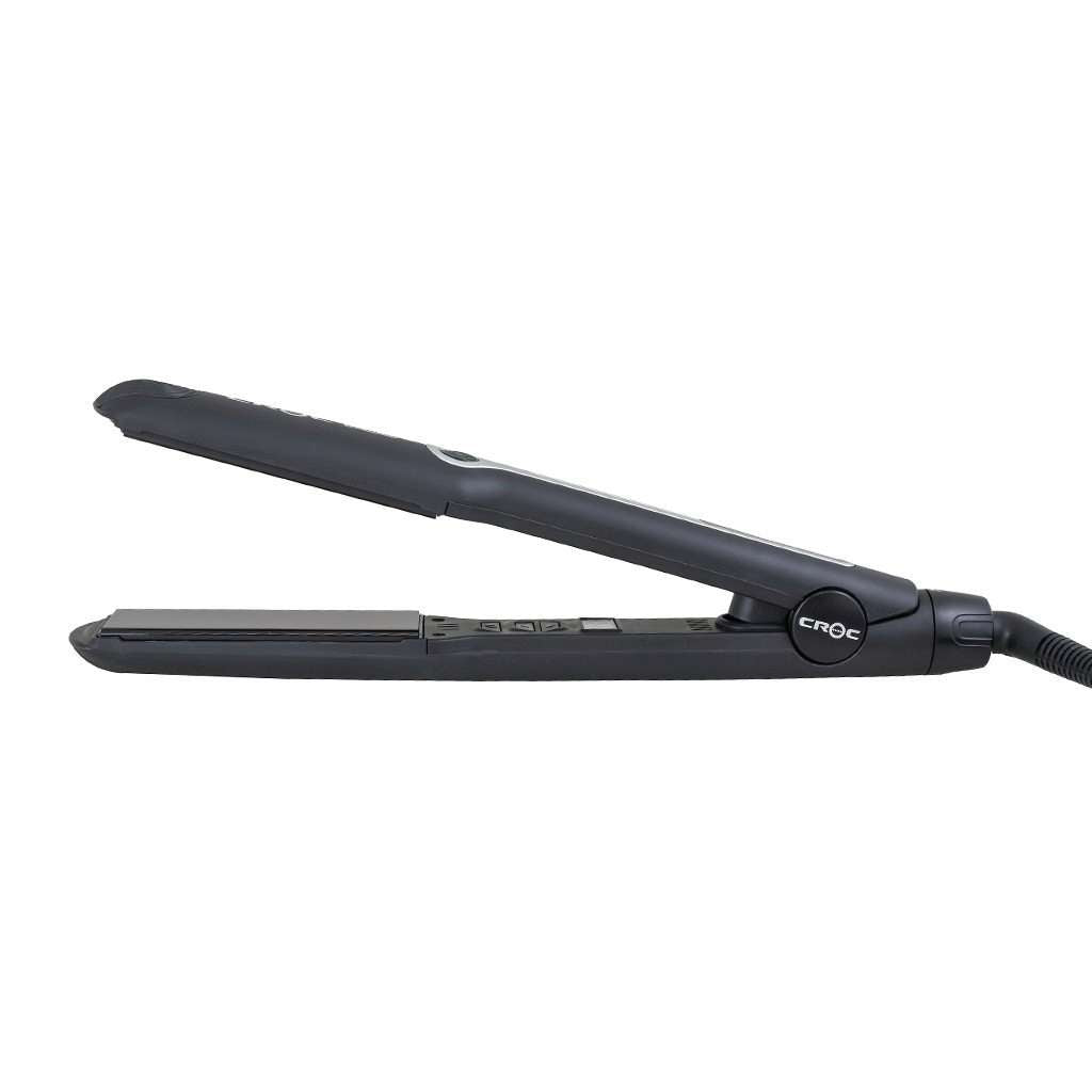 Croc Hybrid Titanium Flat Iron - Black – Neicy's Beauty Palace